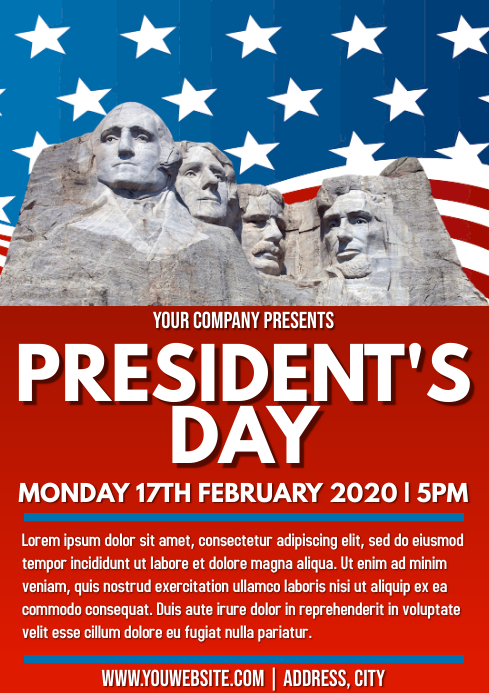 Copy of Template US president's day | PosterMyWall
