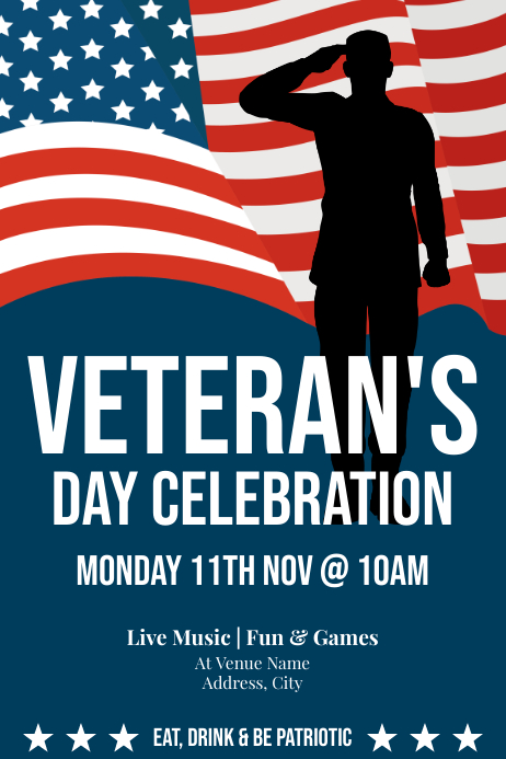 Template veteran's day | PosterMyWall