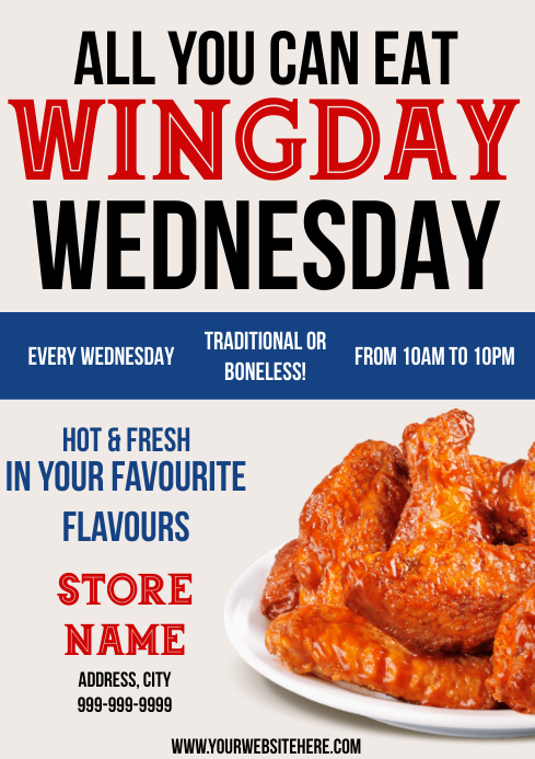 Copy of Template wings | PosterMyWall