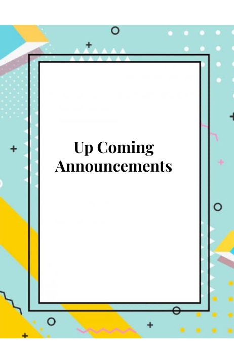 Templates announcements | PosterMyWall
