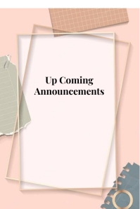 Templates announcements | PosterMyWall