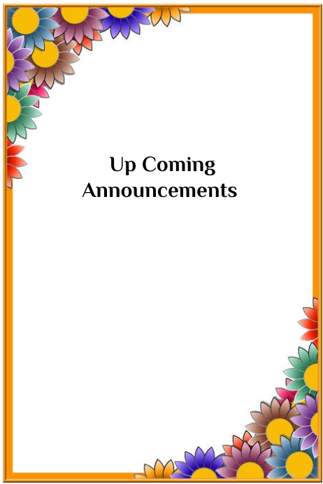 Templates announcements | PosterMyWall