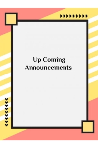 Templates announcements | PosterMyWall