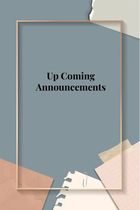 Templates announcements | PosterMyWall