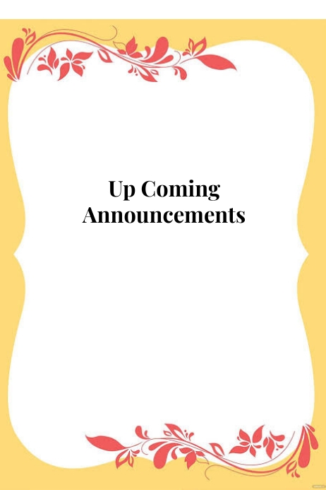 Templates announcements | PosterMyWall