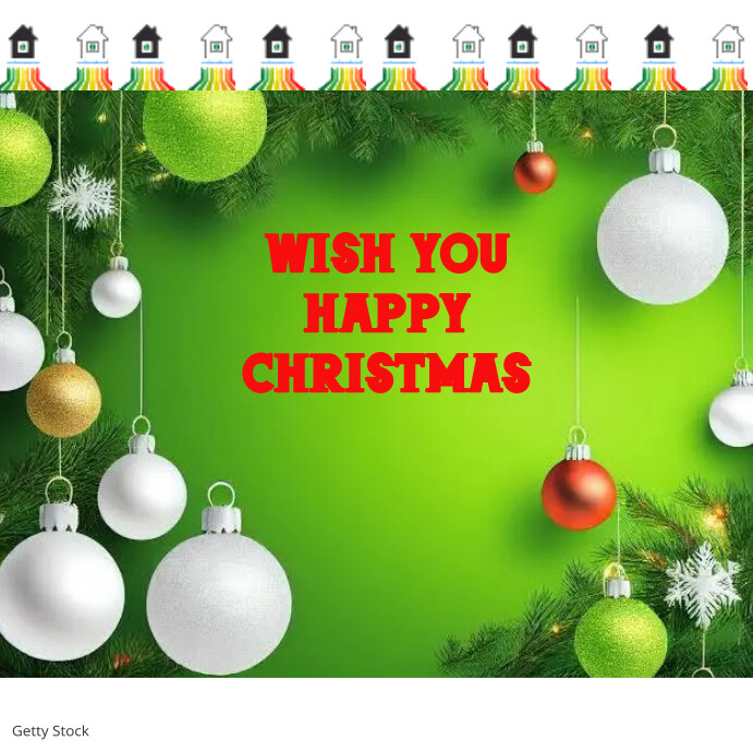 Templates announcements greeting Christmas | PosterMyWall