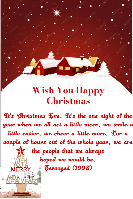 Templates announcements greeting Christmas | PosterMyWall