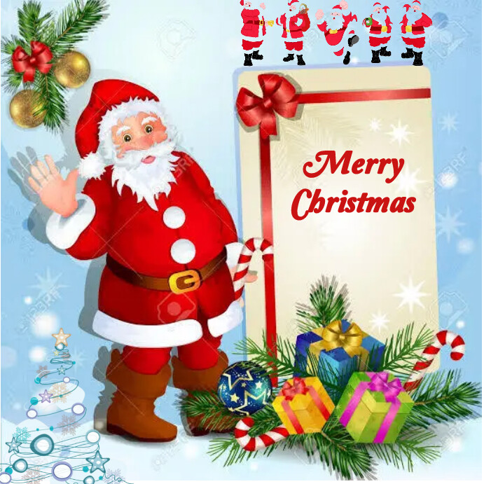 Templates announcements greeting Christmas | PosterMyWall