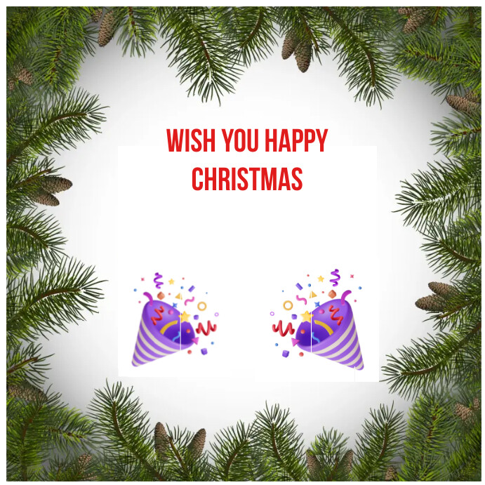 Templates announcements greeting Christmas | PosterMyWall