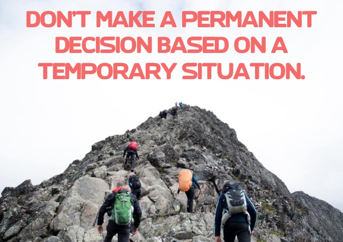 TEMPORARY SITUATION QUOTE TEMPLATE | PosterMyWall