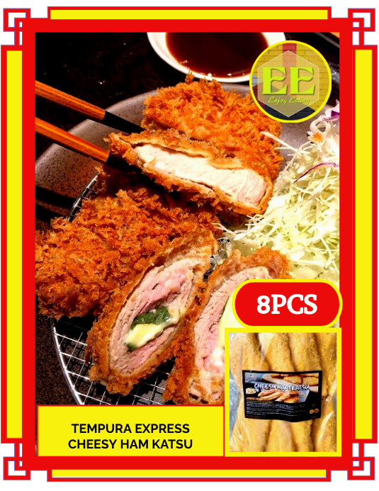TempuraExpress: Cheesy Ham Katsu Template | PosterMyWall