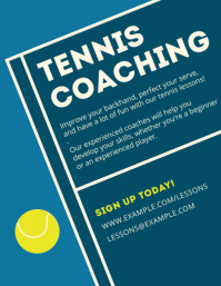 Tennis Flyer Template | PosterMyWall