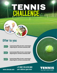 Tennis Lessons Flyer Template | PosterMyWall