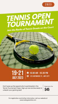 Tennis Tournament Ad Template | PosterMyWall