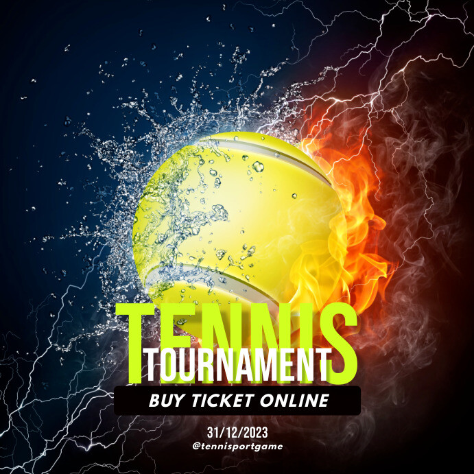 Copy of Tennis Tournament 2023 | PosterMyWall