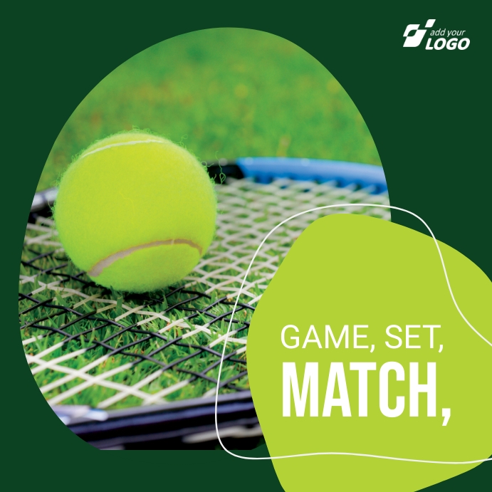 Tennis Tournament Ad Template | PosterMyWall