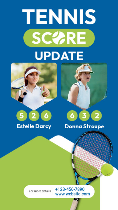 Tennis Tournament Ad Template | PosterMyWall