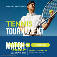 tennis tournament template | PosterMyWall