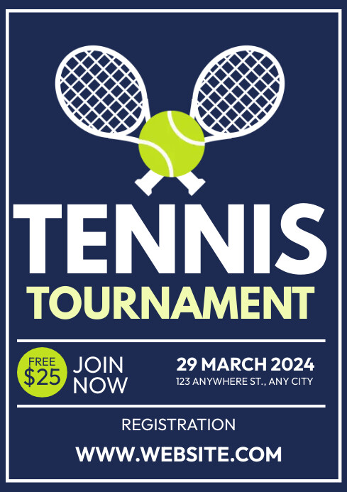 Copy of Tennis Tournament Ads | PosterMyWall