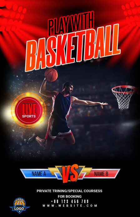 Tennis Tournament Tabloid Template | PosterMyWall