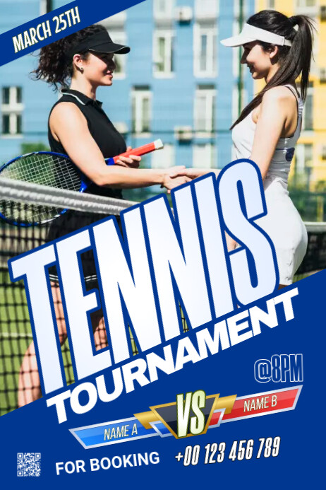 Tennis Tournament Template | PosterMyWall