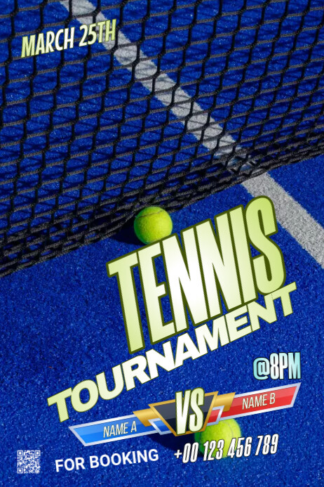 Tennis Tournament Template | PosterMyWall