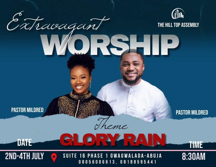 Tent meeting Template | PosterMyWall