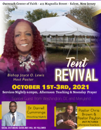 TENT REVIVAL Template | PosterMyWall