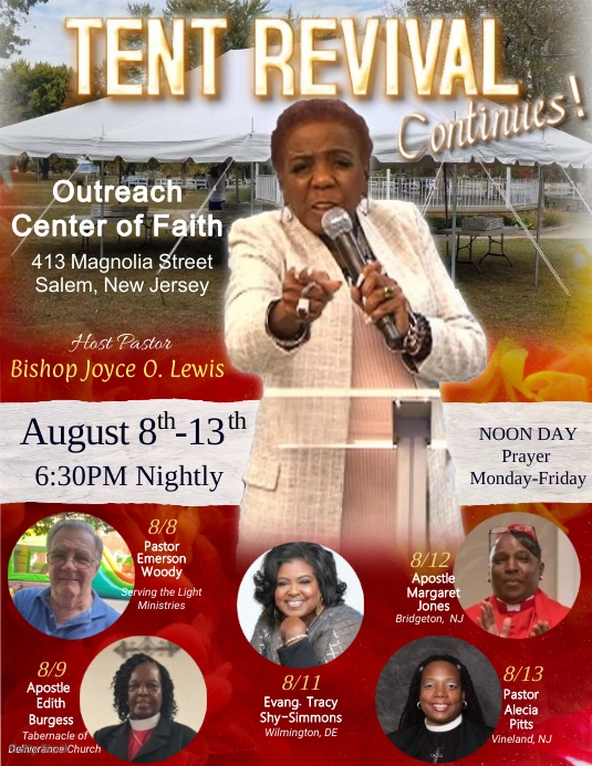 TENT REVIVAL Template | PosterMyWall