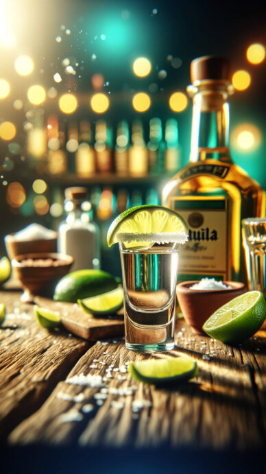 tequila background image salt lemon free Template | PosterMyWall