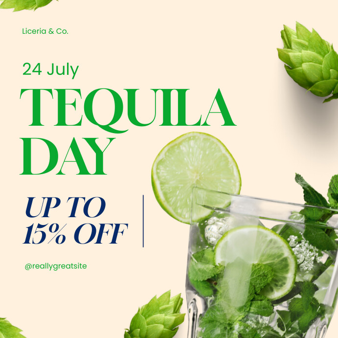 Plantilla de TEQUILA DAY | PosterMyWall