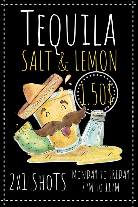 Tequila Flyer Template | PosterMyWall