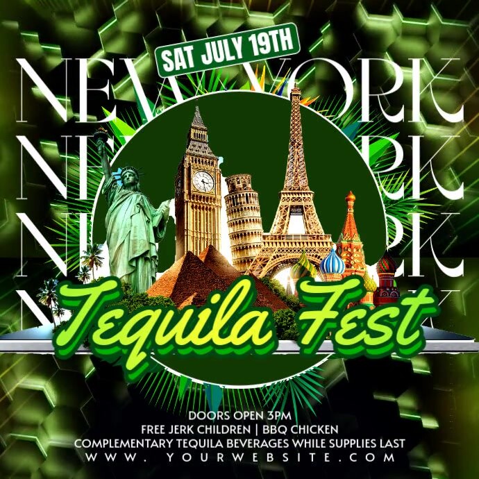tequlia fest Template | PosterMyWall
