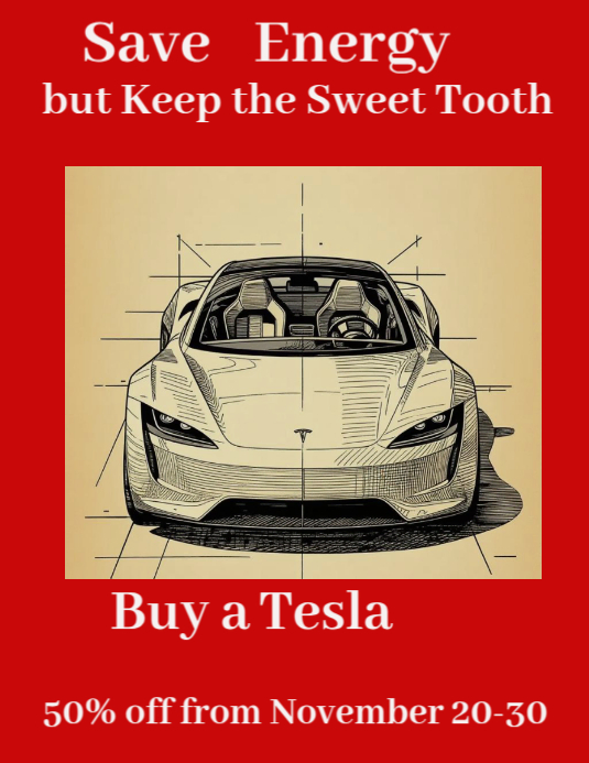 Tesla energy car ad Template | PosterMyWall