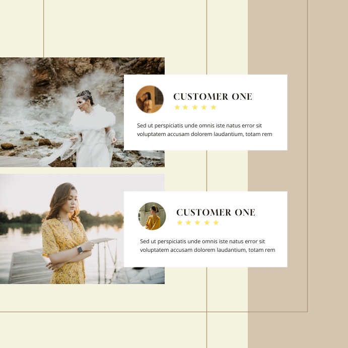 Testimonial Fashion Online Shop Template | PosterMyWall