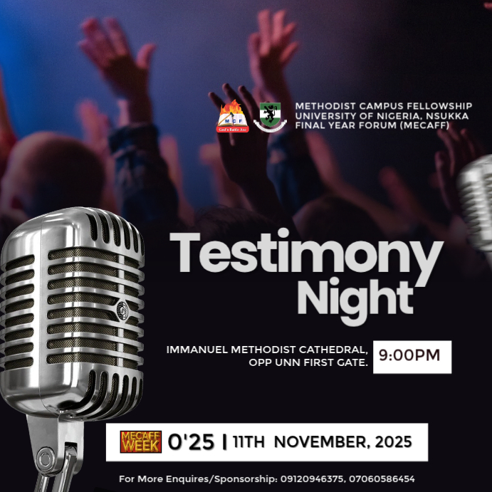 Copy of Testimony night flyer | PosterMyWall