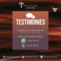 125+ Free Templates for 'Church testimony' | PosterMyWall