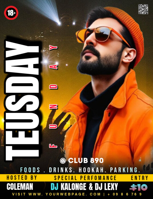 Copy of teusday party | PosterMyWall