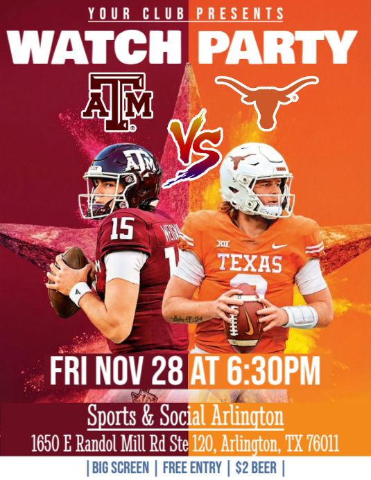Texas A&M vs Texas Longhorn Football 2025 SEC Championship Game Watch ...