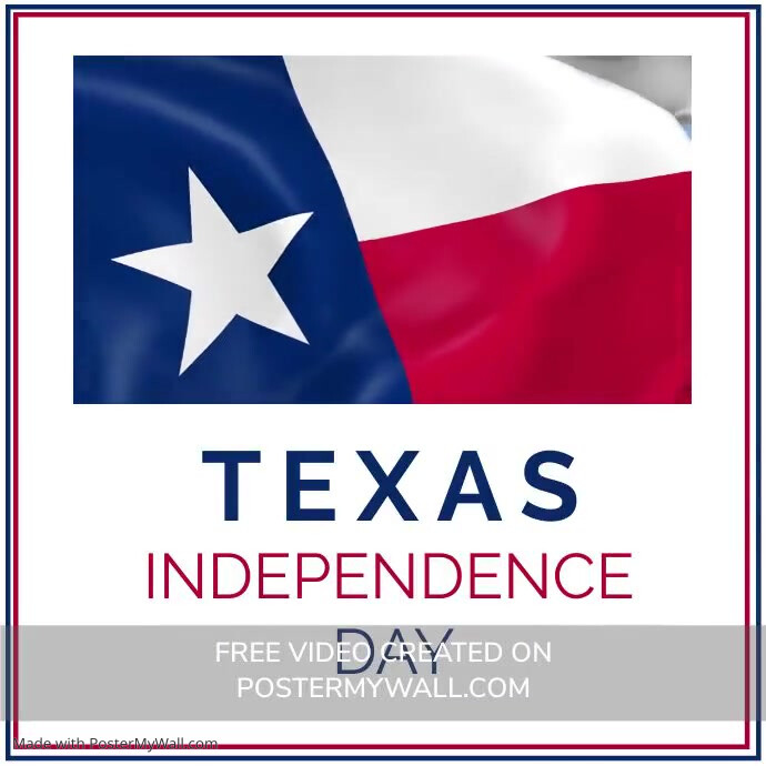 Texas Independence Day Template | PosterMyWall