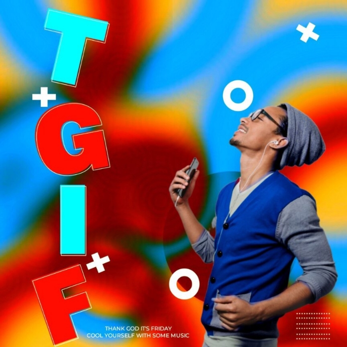 Copy of TGIF background design illustration (1) | PosterMyWall