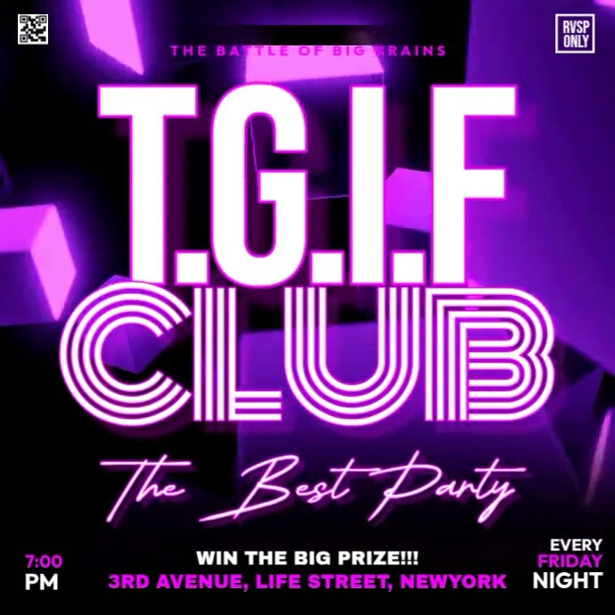 Copy of TGIF Club | PosterMyWall
