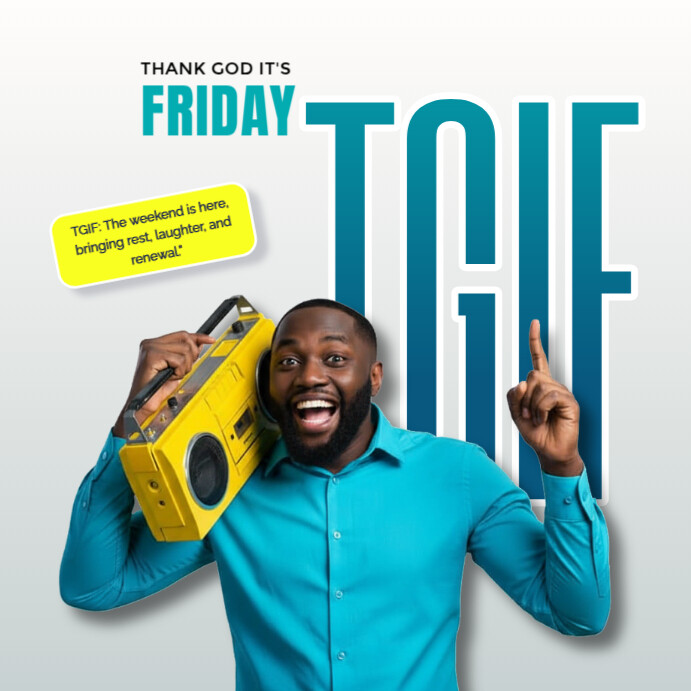 Tgif Template | PosterMyWall
