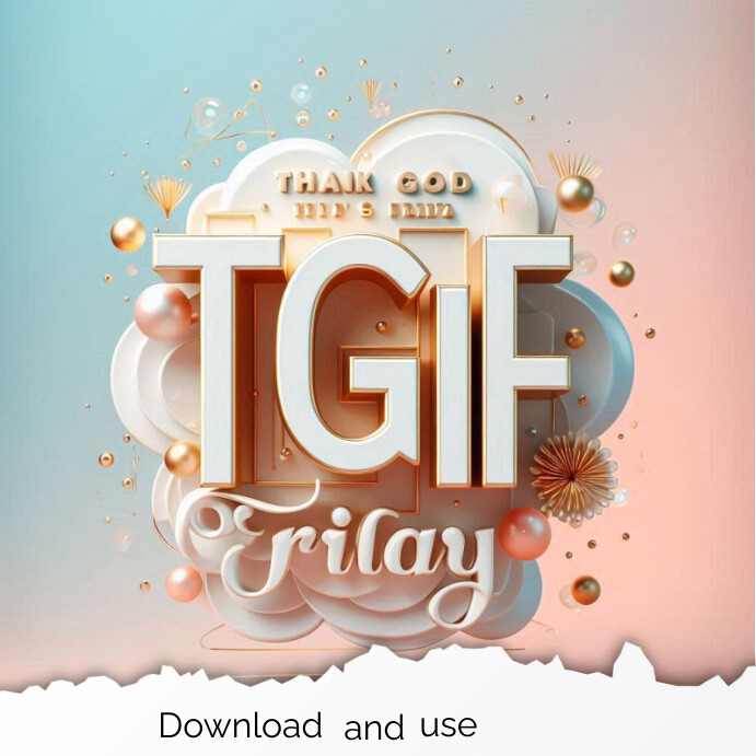 TGIF Templat | PosterMyWall