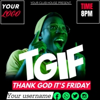 TGIF INSTAGRAM POST TEMPLATE | PosterMyWall