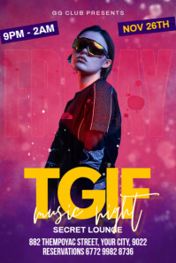 TGIF Night Club Template | PosterMyWall