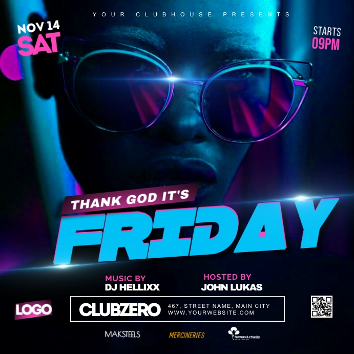 Copy of tgif night | PosterMyWall