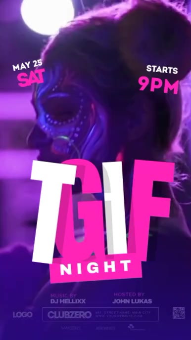 TGIF Night Party Template | PosterMyWall