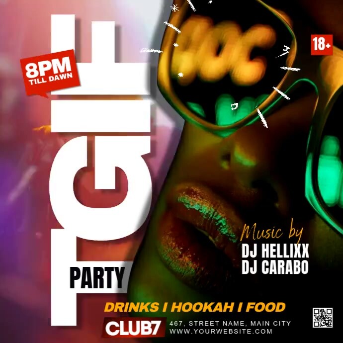 Plantilla de tgif party (1) | PosterMyWall