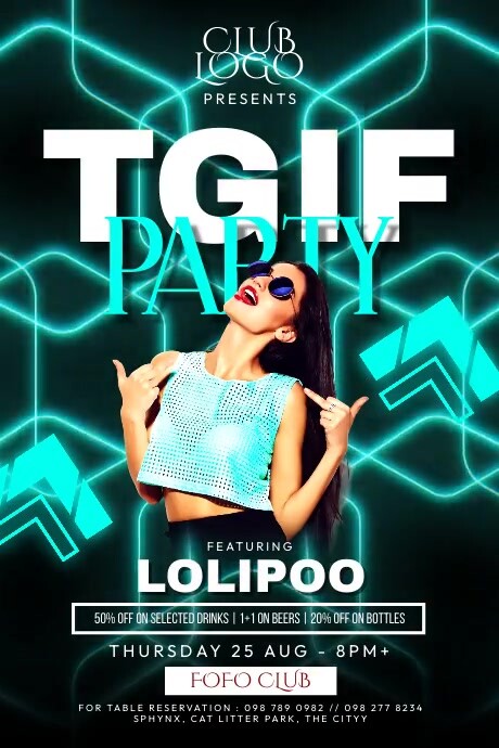 Copy of TGIF Party Night | PosterMyWall